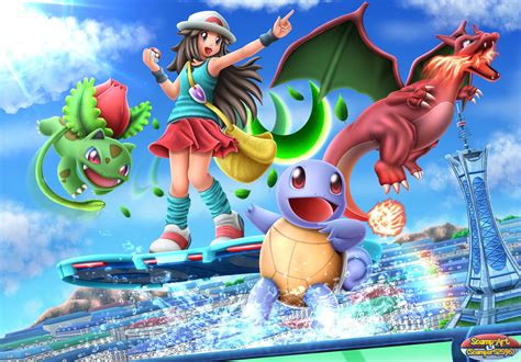 Pokemon Trainer Red And Leaf