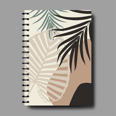 Leafy Pattern Notebook 7749 Darazpk
