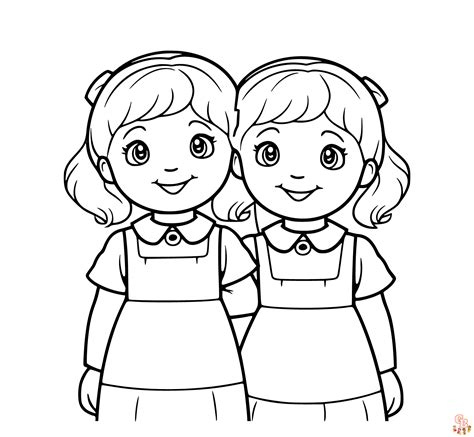 Sorelle Da Colorare Stampabili Gratuite Per Bambini E Adulti