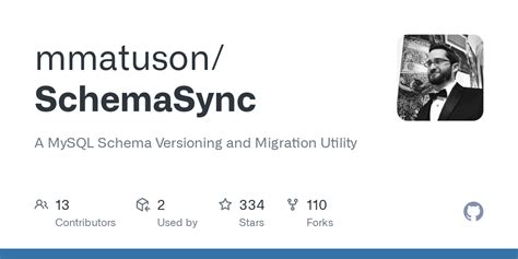 Github Mmatuson Schemasync A Mysql Schema Versioning And Migration Utility