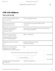 Comprehensive Study Guide On Service Oriented Computing For CSE