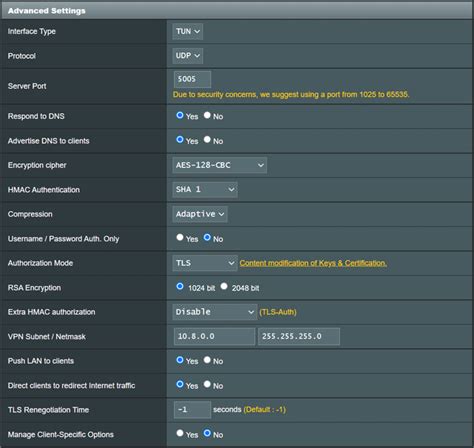 connect to lan when using openvpn asus router rt ax86u r homelab