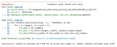 Python How To Use Rasterio To Process Large Raster Datatif Stack Overflow