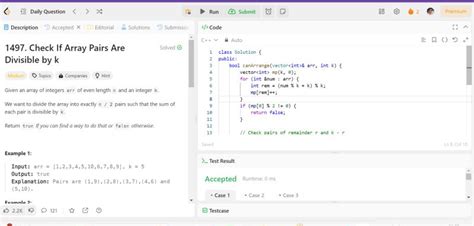 ranjay raj on linkedin approach leetcodeproblem1497 array recursion sorting harshmap set…