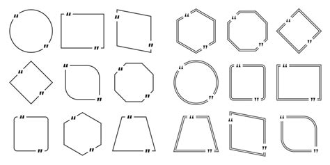 흰색 바탕에 견적 상자 프레임 프리미엄 벡터