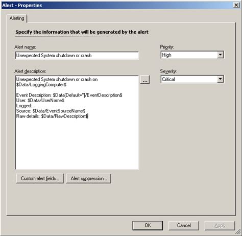 Scom Custom Event Based Rule To Monitor Reboot Unexpected Shutdowns And Bsod Crashes