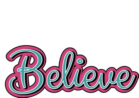 Believe Design Element Mug Tshirt Design 7534670 Vector Art At