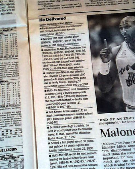 Karl Malone Announces Retirement