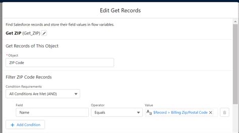 How To Populate A State Value From A Us Zip Code Using A Salesforce Flow
