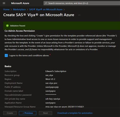 Unable To Create An Instance For Sas Viya On Microsoft Azure Sas Support Communities