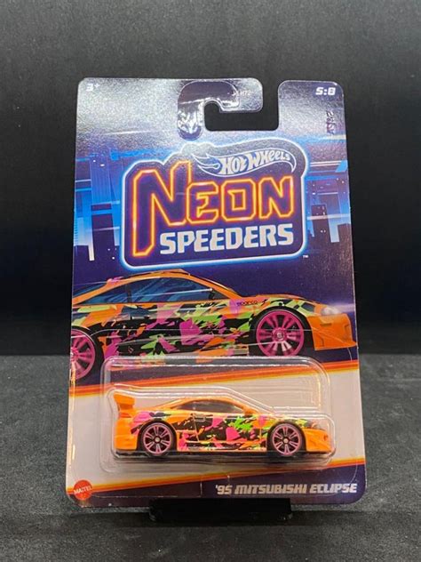Hot Wheels 95 Mitsubishi Eclipse Neon Speeders Varianta Karty ZE