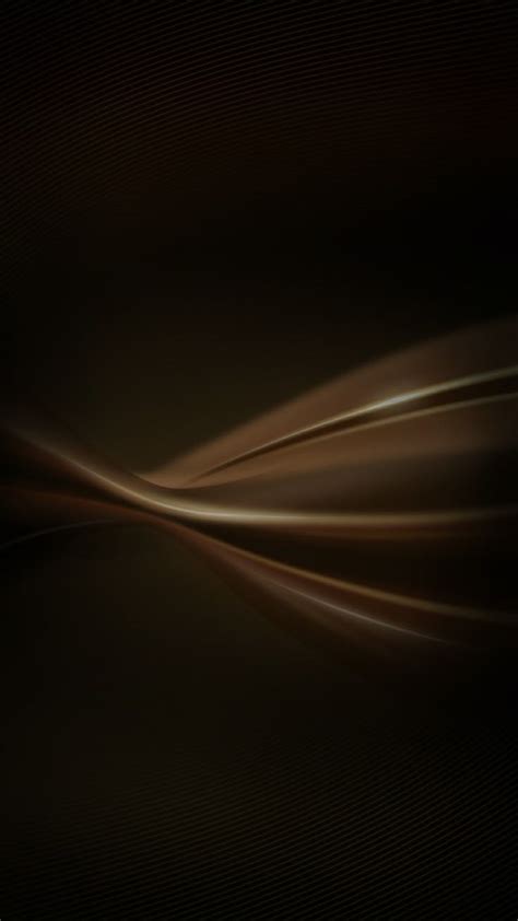 Abstract Brown Wallpaper With Lines And Curves Imagem De Fundo Para