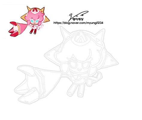 딸기크레페맛쿠키블랙베리맛쿠키양파맛쿠키 쿠키런킹덤 색칠공부 네이버 블로그