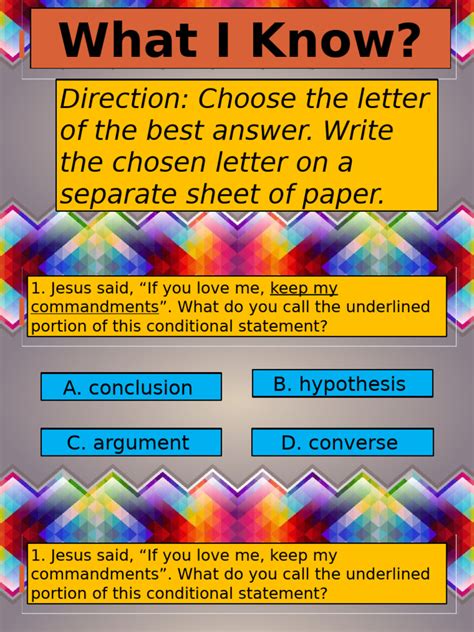 If Then Statement Pdf Logic