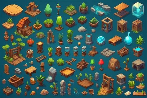 Vector Game Assets Premium Ai Generated Image