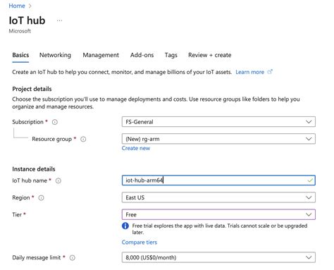 Create Azure Iot Hub Arm Learning Paths