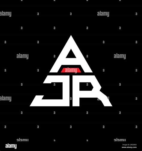 Ajr Triangle Letter Logo Design With Triangle Shape Ajr Triangle Logo