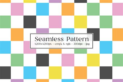 Pastel Check Seamless Pattern Graphic By Sabina Leja · Creative Fabrica