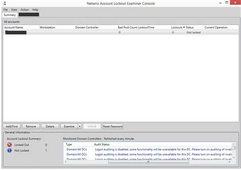 Netwrix Account Lockout Examiner Logon Auditing Is Disabled But Its Not Netwrix