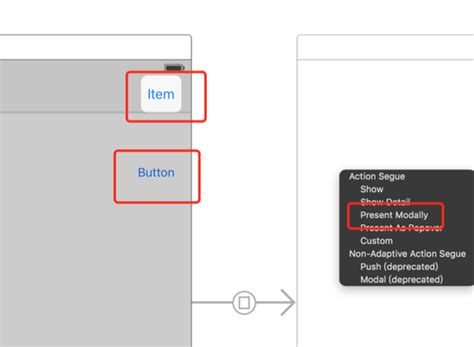 Ios Use Segue With Kind Present Modally By Code Stack Overflow