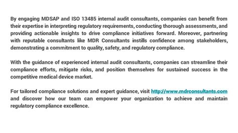 Ppt Mdsap And Iso 13485 Internal Audit Consultants Powerpoint Presentation Id 13241329