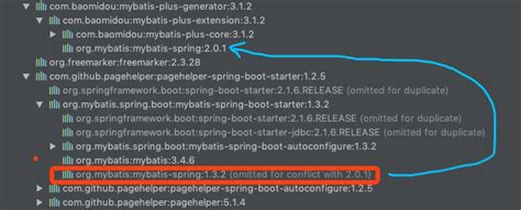 Mybatis plus和pagehelper依赖产生冲突问题的具体解决方案 w cschool笔记
