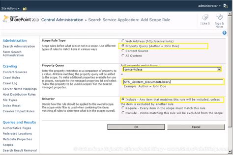 Creating Sharepoint Search Scope To Find Only Documents Sharepoint Diary