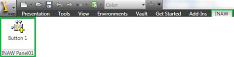 Inventor Net And Ribbon Create Ribbon Tab Panel And Button