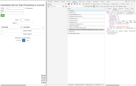 Cant Display The Data From Ajax Eager Relationship Laravel Stack Overflow
