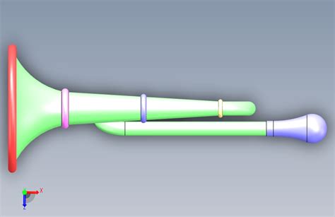 喇叭solidworks 2019模型图纸下载 懒石网