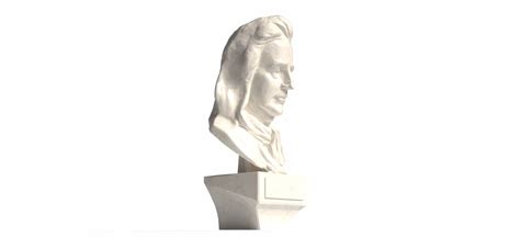 Isaac Newton D Printable FBX STL GLB OBJ D Model D Printable CGTrader