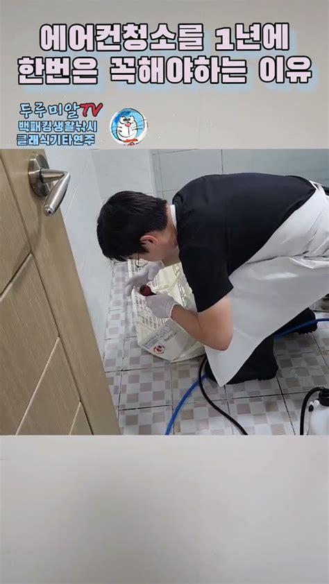 에어컨청소를 꼭해야하는 이유 우리집에어컨을 분해해봤는데 이건 꿈일꺼야 에어컨속에 잔디가 자라고 있었어 전문 청소업자가 아니면