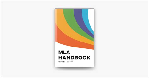 MLA Handbook By The Modern Language Association Of America On Apple Books