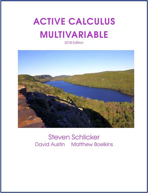 Active Calculus Multivariable Active Calculus