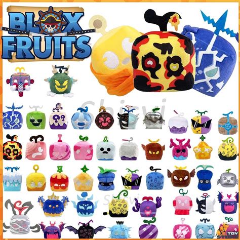 Roblox Blox Fruits Plush ของเล่นตุ๊กตาผลไม้ 15 ซม 50 แบบ Shopee Thailand