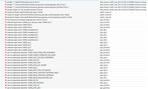 LP EM CC2340R5 Can T Build Project For Basic Ble Profiles Bluetooth Forum Bluetooth TI