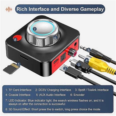 Bluetooth 51 Receiver Transmitter Bluetooth Audio Adapter Optical Spdif Toslink Coaxial 35