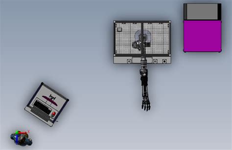 仿生机械手的平台调试模拟solidworks 2020模型图纸下载 懒石网 仿生机械手的平台调试模拟solidworks 2020模型图纸下载 懒石网