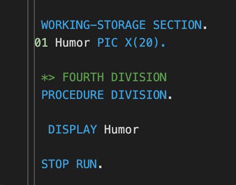 The Basics Of Cobol Programming Language By Sebastian De Lima Medium