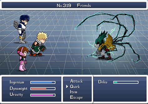 Midoriya Izuku Uraraka Ochaco Bakugou Katsuki And Iida Tenya Final