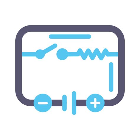 Electrical Circuit Generic Color Fill Icon