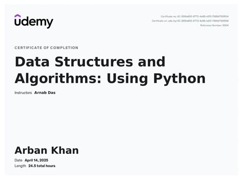 Learningjourney Pythonprogramming Datastructures Algorithms Arban Khan