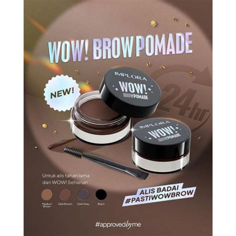 Jual Implora Wow Brow Pomade Eyebrow Dark Brown Kota Bandung Elysia Indonesia Tokopedia