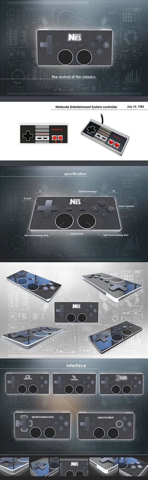 Nes Controller Redesign Concept On Behance