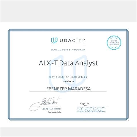 Ebenezer Maradesa On Linkedin Skillupstandout Udacity Alx Dataanalyst Datascientist