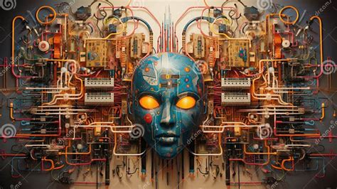 Neural Neuromorphic Computer Stock Image Image Of Data Node 296109291