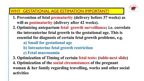 Estimation Of Gestational Age Pdf Pregnancy Reproductive Health