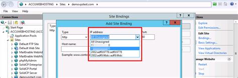 How To Add Or Update Website Binding In IIS Web Server AccuWebHosting