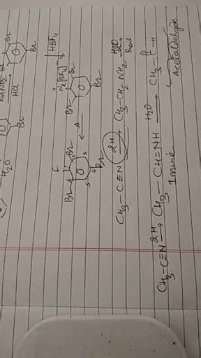Aniline Is Reacted With Bromine Water And The Resulting Product Is Treate
