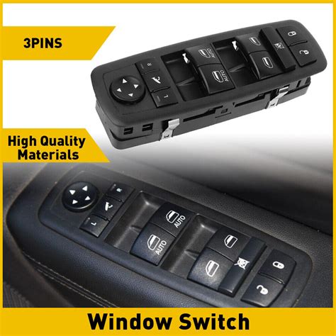 1x Master Driver Side Window Door Power Switch For 2012 2016 Dodge